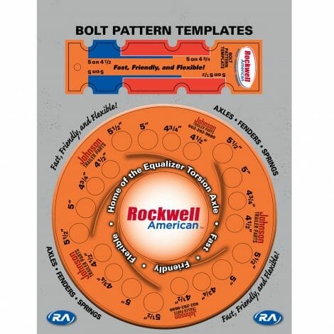 5 Lug Bolt Pattern Template | Johnson Trailer Parts