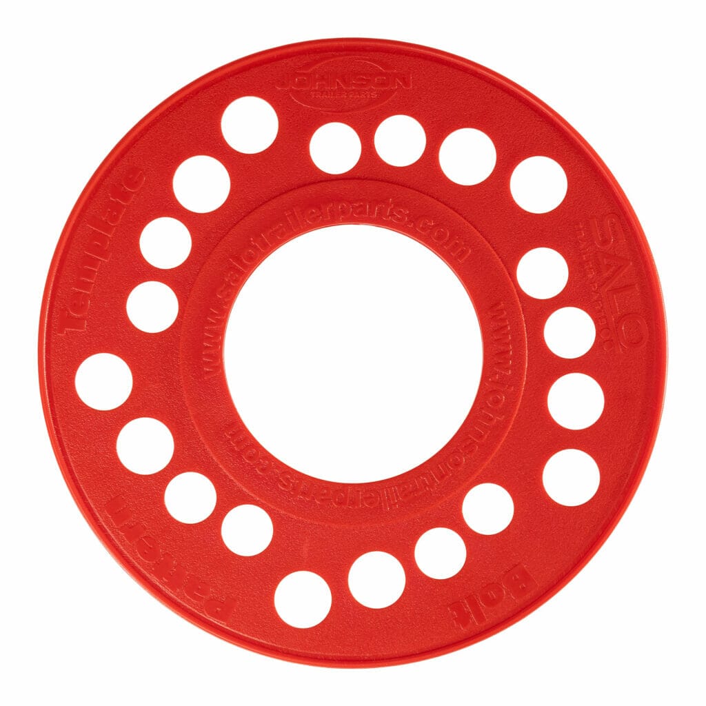 Plastic 5 Lug Bolt Pattern Template | Johnson Trailer Parts