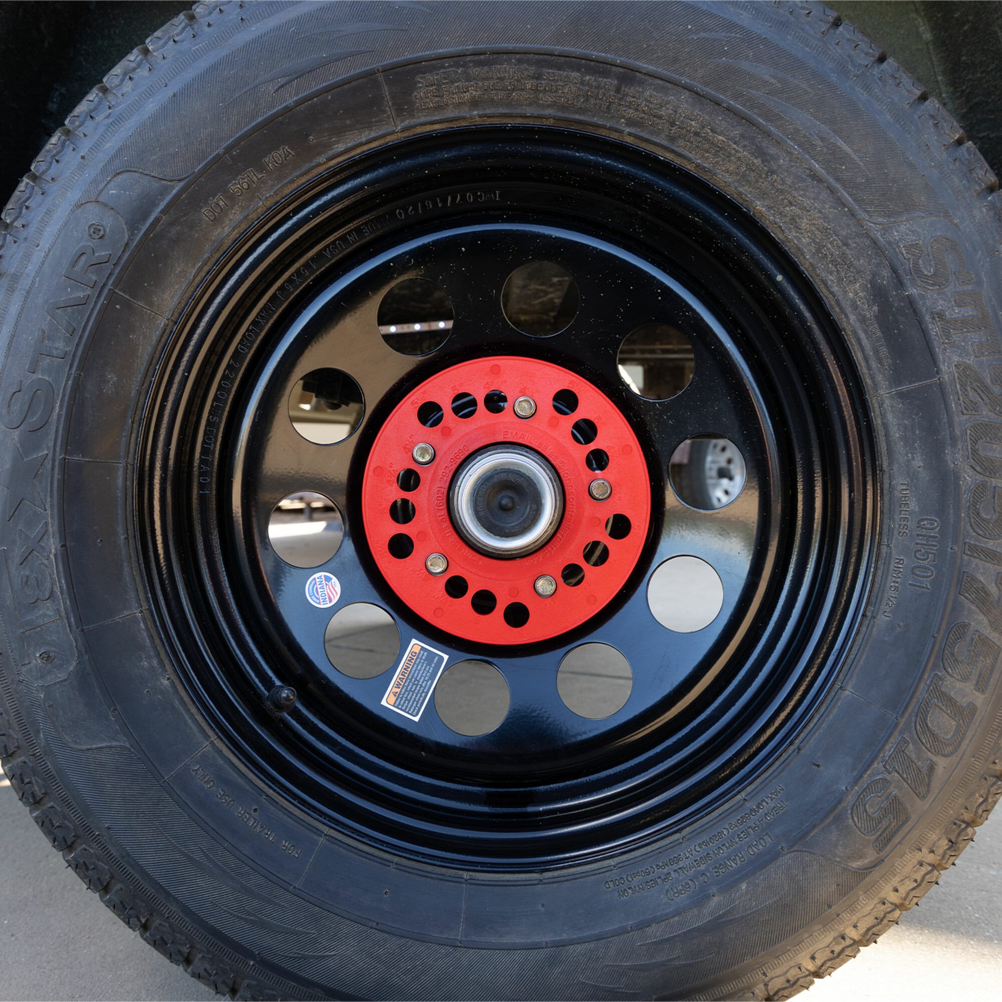 Plastic 5 Lug Bolt Pattern Template | Johnson Trailer Parts